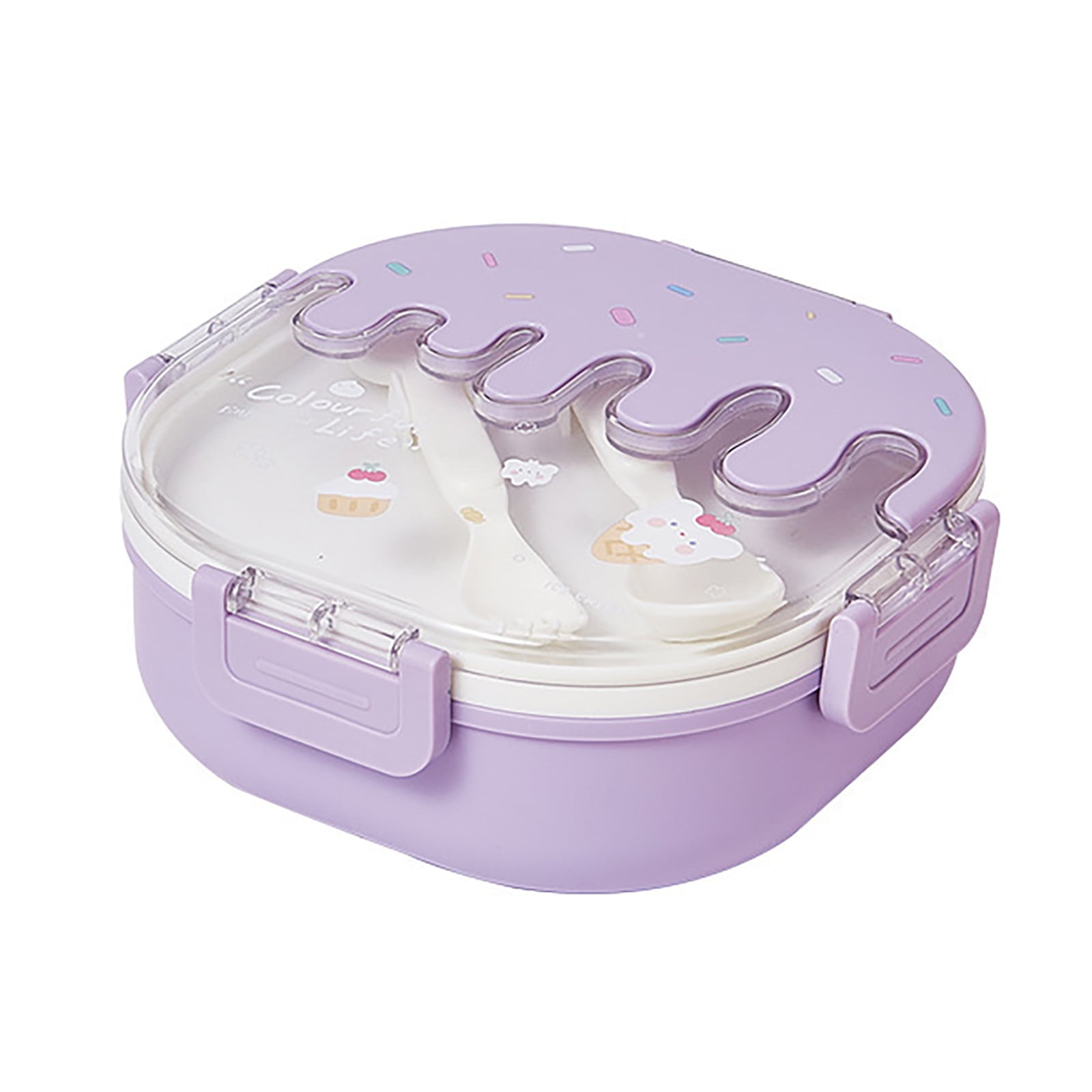 Kitchen Storage Containers Airtight Glass Rectangle Container Snap Top ...