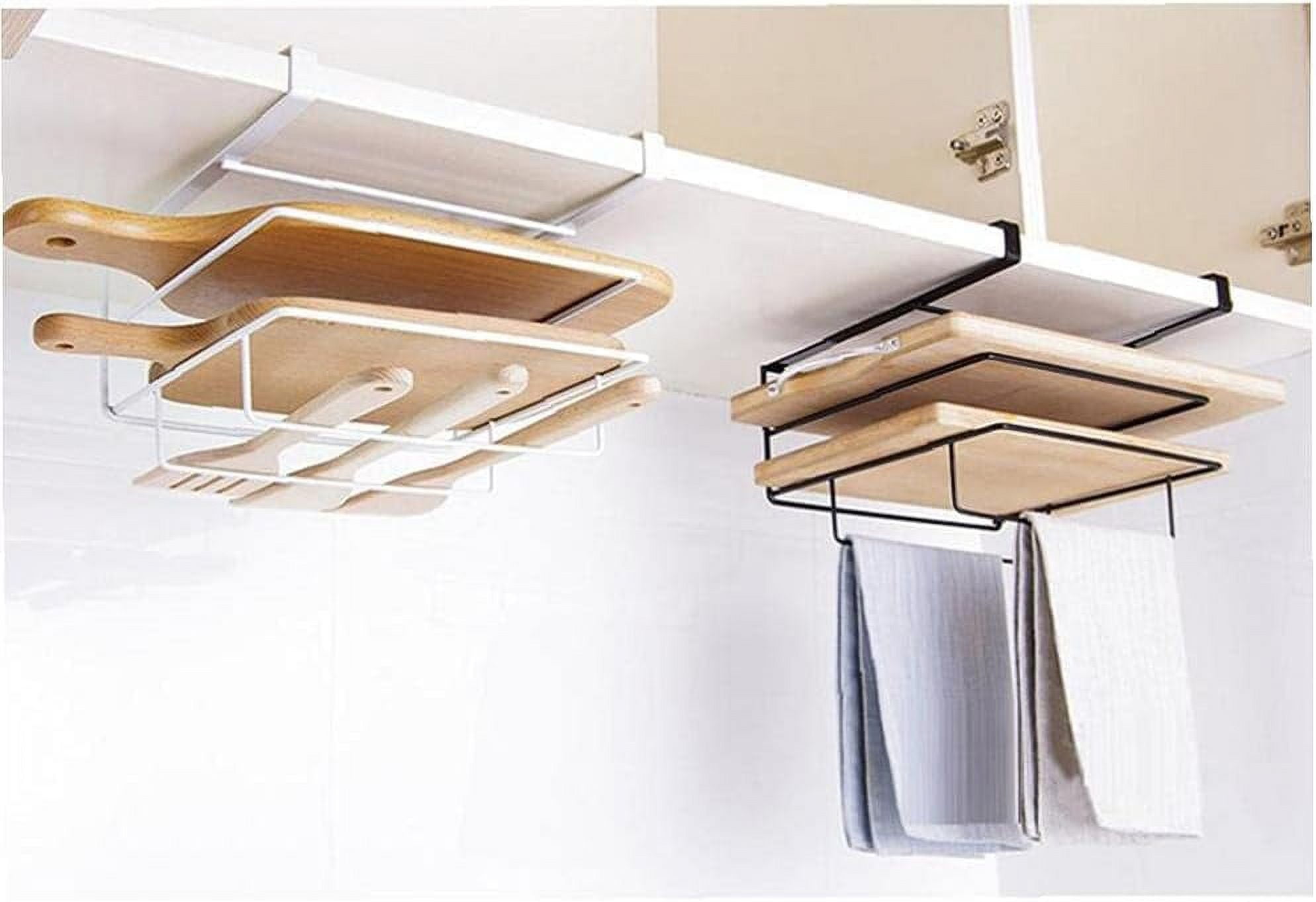 Kitchen Storage Drainboard Pan Lid Shelf Metal Hanging Cutting Board ...