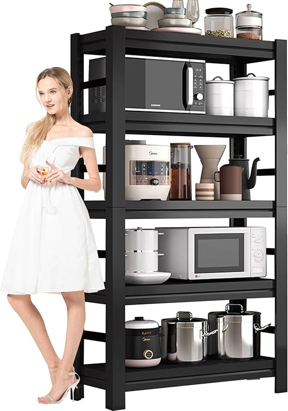 Kitchen Storage Shelf Multifunctional Utility Metal Heavy Duty Storage ...