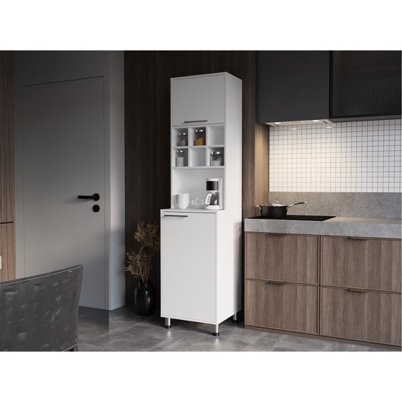 Kitchen Storage Solution | Pneumatic Flap Door, Open Compartment for ...