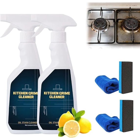 Kitchen Stubborn Grease & Grime Remover, Kitchen Stain Remover for ...