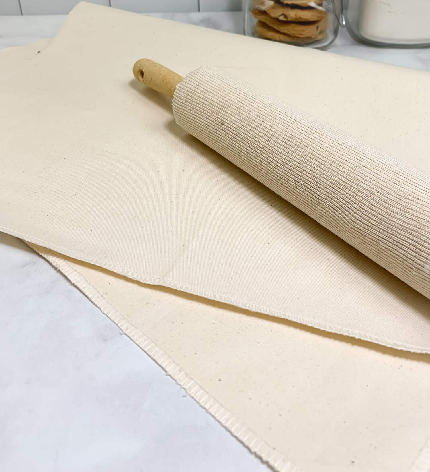 Kitchen Supply Pastry Cloth and Rolling Pin Cover Set - Walmart.com