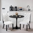 Kitchen Table and Chairs for 2, 24" Dining Table Set for 2 with Velvet ...