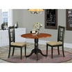 Winsome Wood Hannah 3-PC Small Apartment Dining Set, Round Table & 2 ...