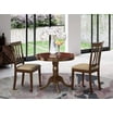 Winsome Wood Hannah 3-PC Small Apartment Dining Set, Round Table & 2 ...