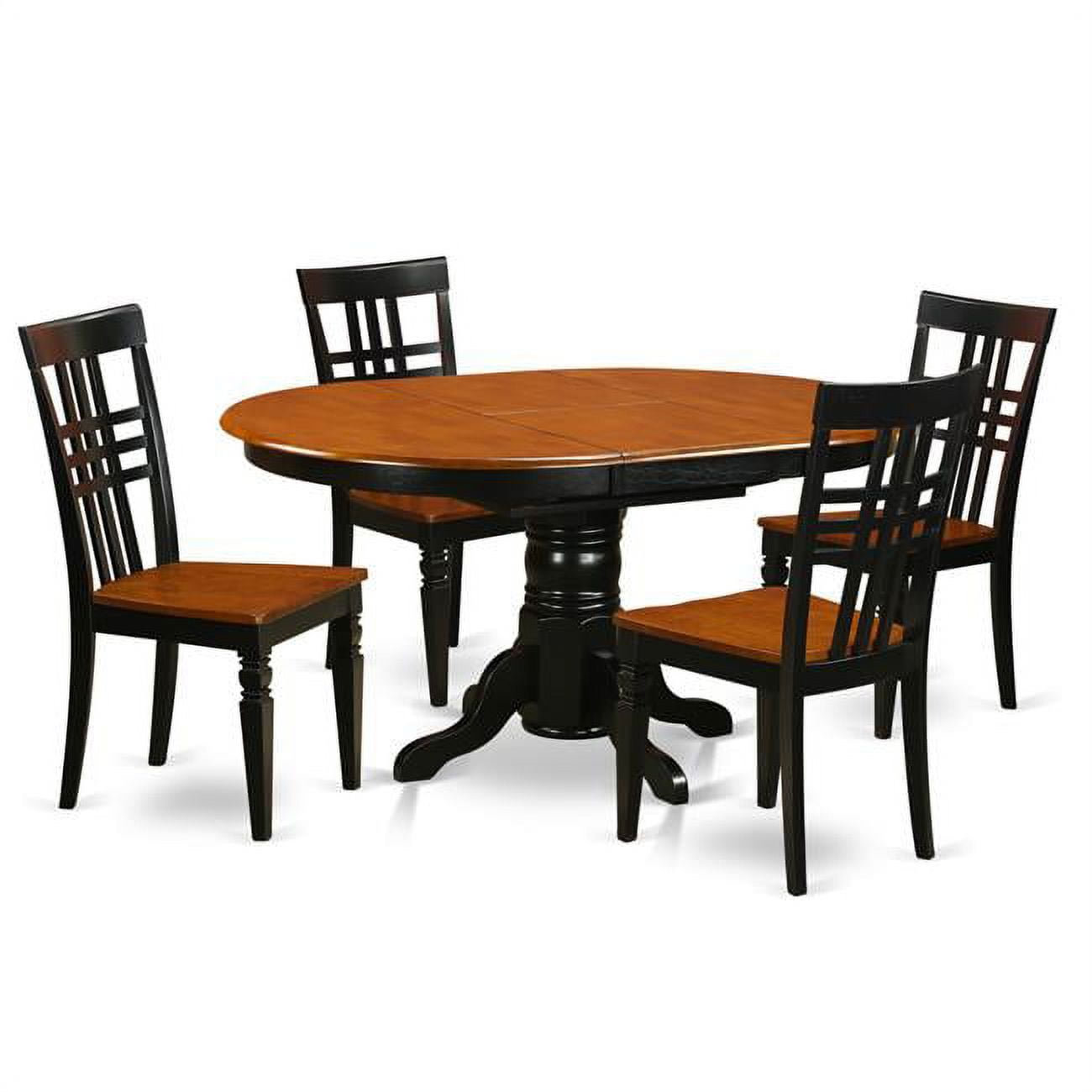 Kitchen Tables & Chair Set with One Kenley Dining Table & Four Chairs ...