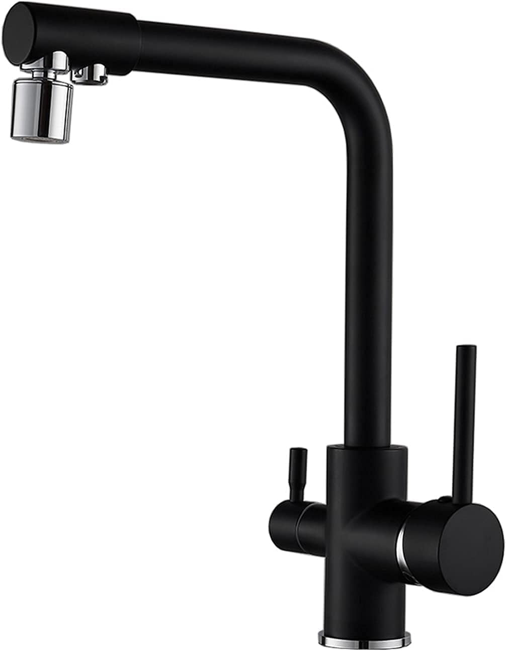 Kitchen Tap Brass Kitchen Faucet 2 Modes Kitchen Sink Mixer 360 ...