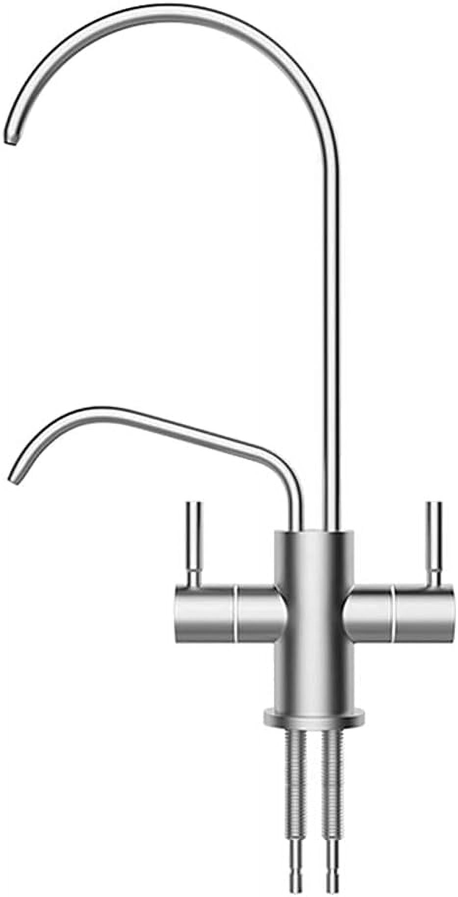 Kitchen Tap Brushed 360 Rotates Kitchen Sink Faucet Tap RO Sink Tap ...