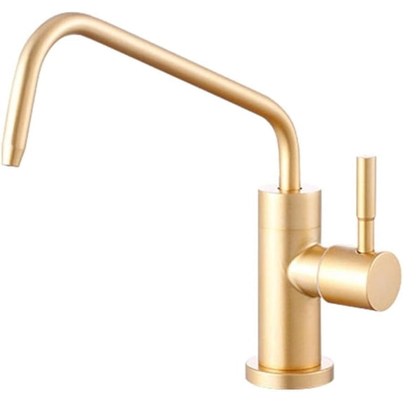 Kitchen Tap Brushed Gold Window Taps 360 Rotation Fits Systems Kitchen ...