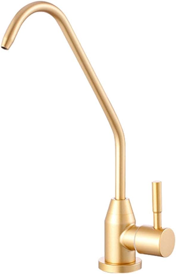 Kitchen Tap Brushed Gold Window Taps 360 Rotation Fits Systems Kitchen ...