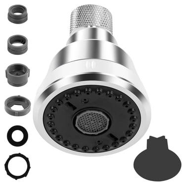 Faucet Aerator Extender, 360Â° Swivel Nozzle Adapter, Kitchen Sink Tap ...