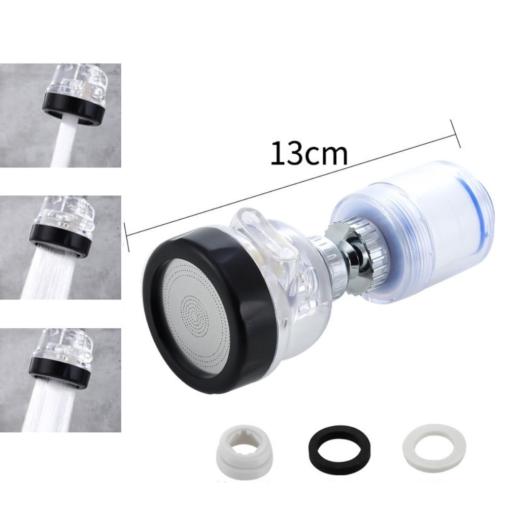 Kitchen Tap Head Clean Filter Faucet Aerator Extender For 360 Rotating ...