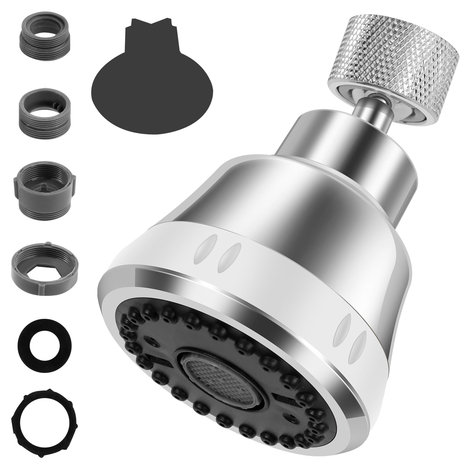 Kitchen Tap Spray Head 4 Modes Kitchen Faucet Head 360° Swivel Faucet ...