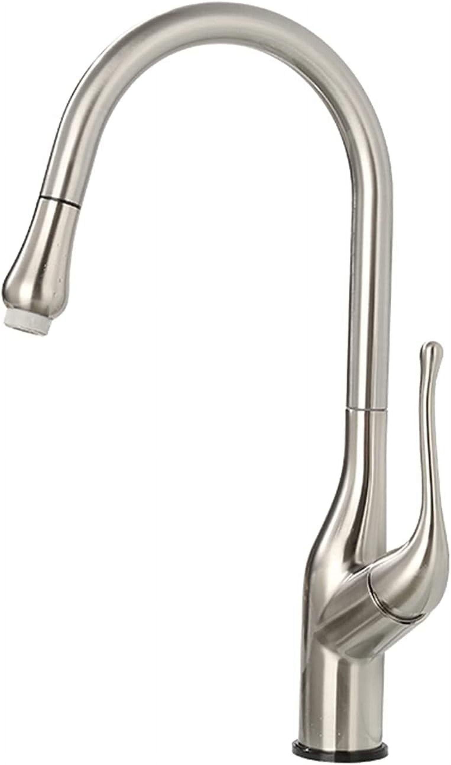 Kitchen Tap Stainless Steel Kitchen Faucet Pull-Out Kitchen Sink Mixer ...