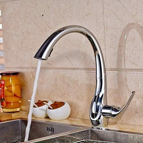 Kitchen Taps Kitchen Tap Faucet Deck Mounted Extendable Spout Bathroom ...