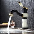 Kitchen Taps Single Handle Free Ship Black Polished Bathroom Deck ...