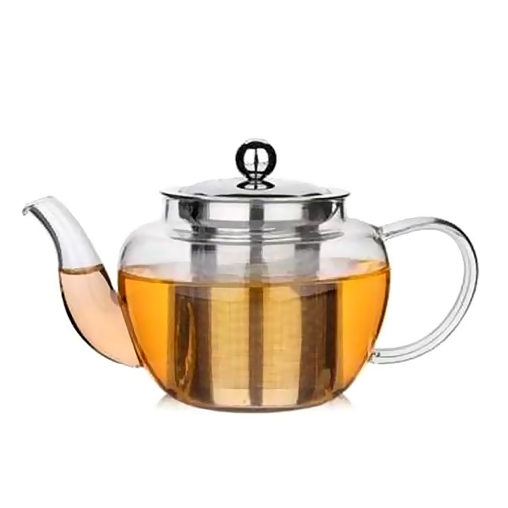 Kitchen Teapot for Loose Tea Glass Teapot 20.29 fl oz (600 ml) Tea ...