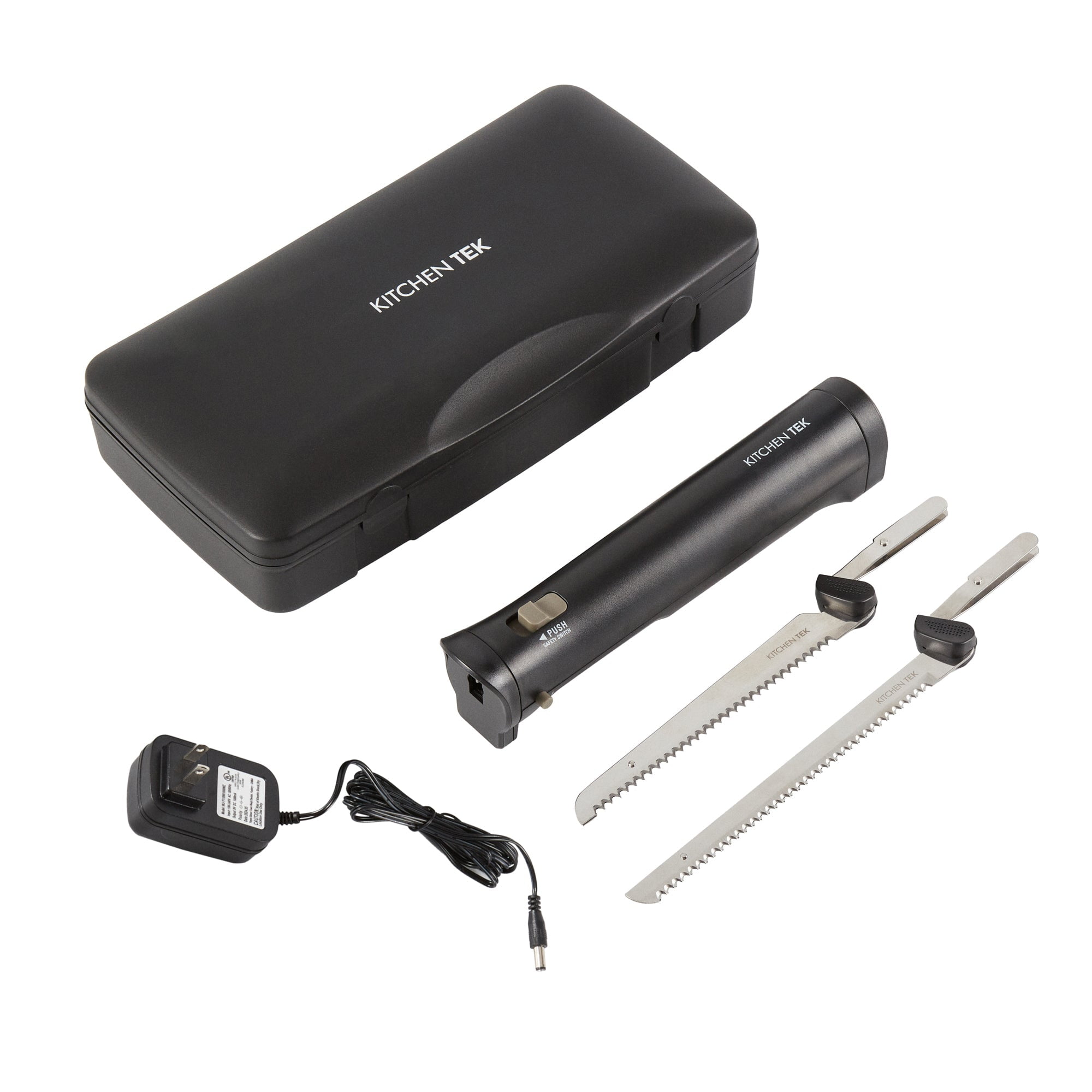 Kitchen Tek Cordless Electric Knife Set - with Storage Case, Lithium ...