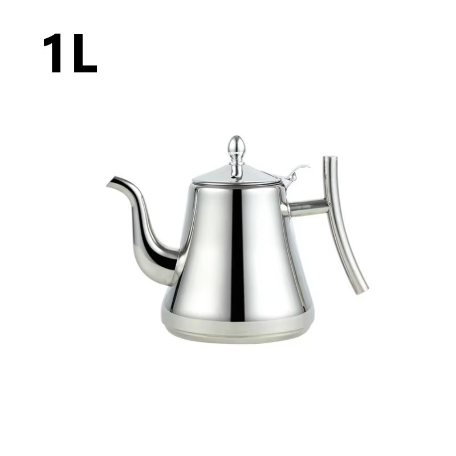 Kitchen Thick Golden Silver Tea Pot With Infuser Coffee Pot Induction ...