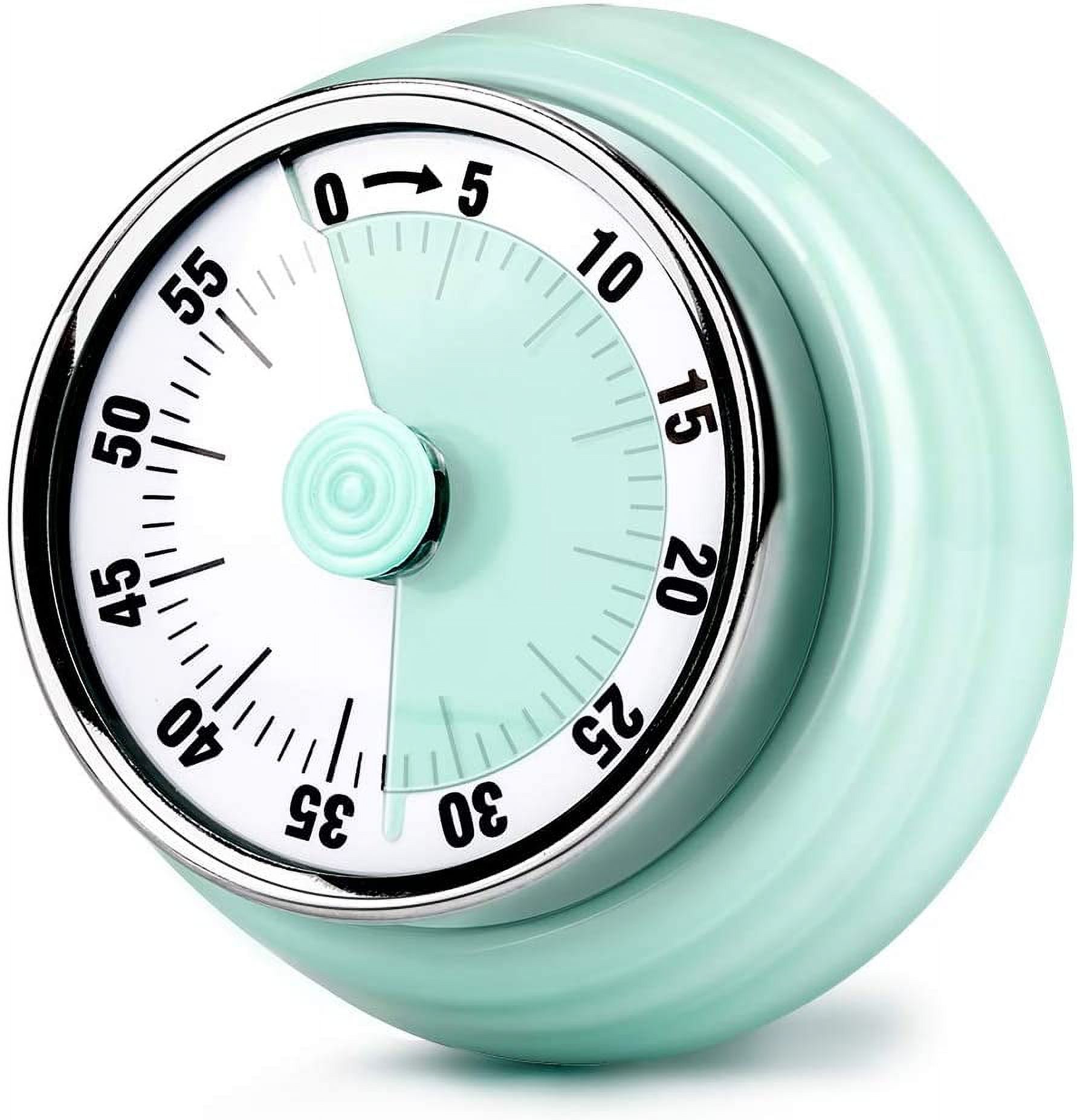 Kitchen Timer 60 Minutes Mechanical Magnetism No Battery Required ...