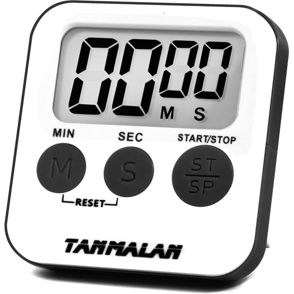 Kitchen Timer for Cooking Loud Alarm, Large Display, Auto Memory Loud ...