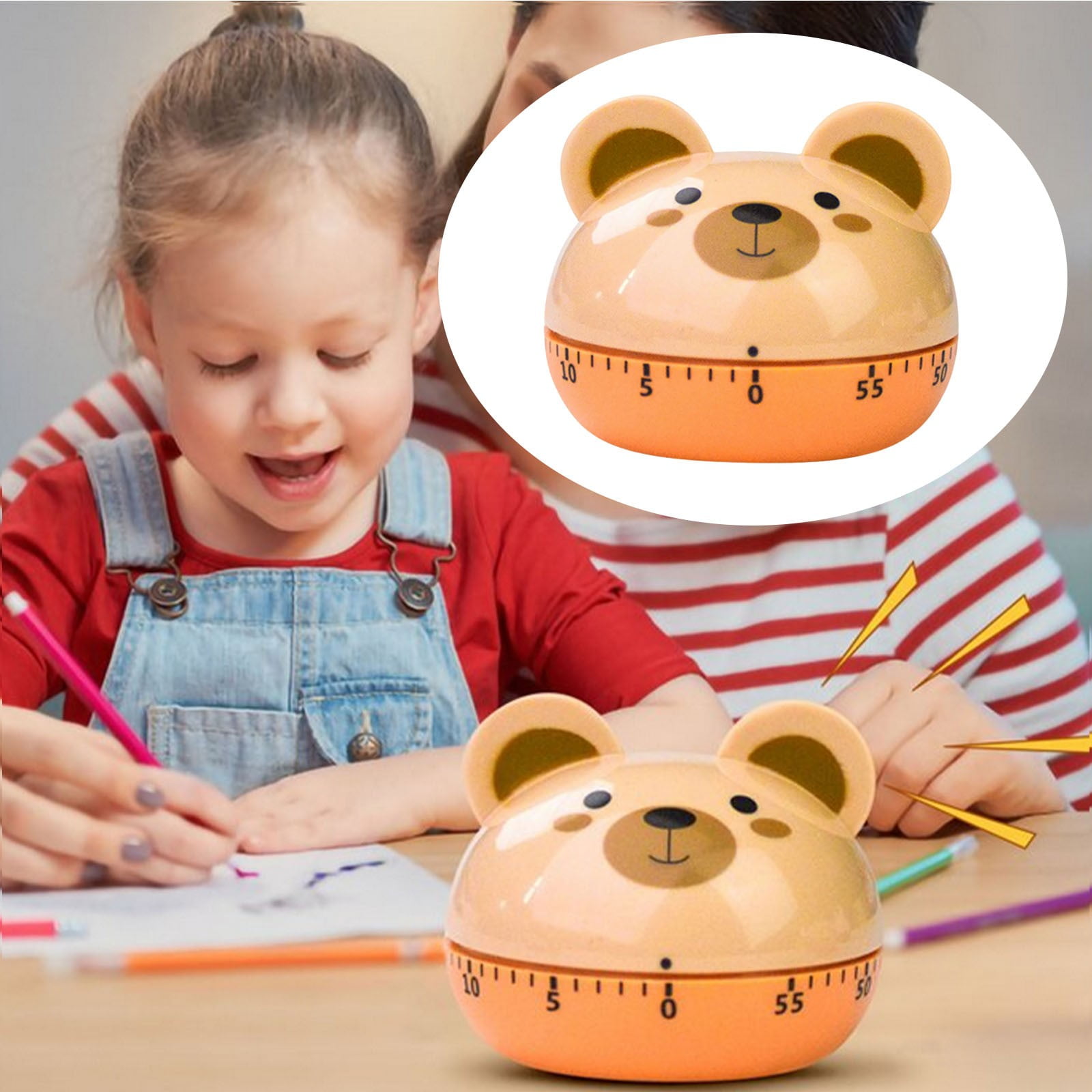Kitchen Timer Cute Timer For Kids Wind Up Manual Countdown Timer For ...