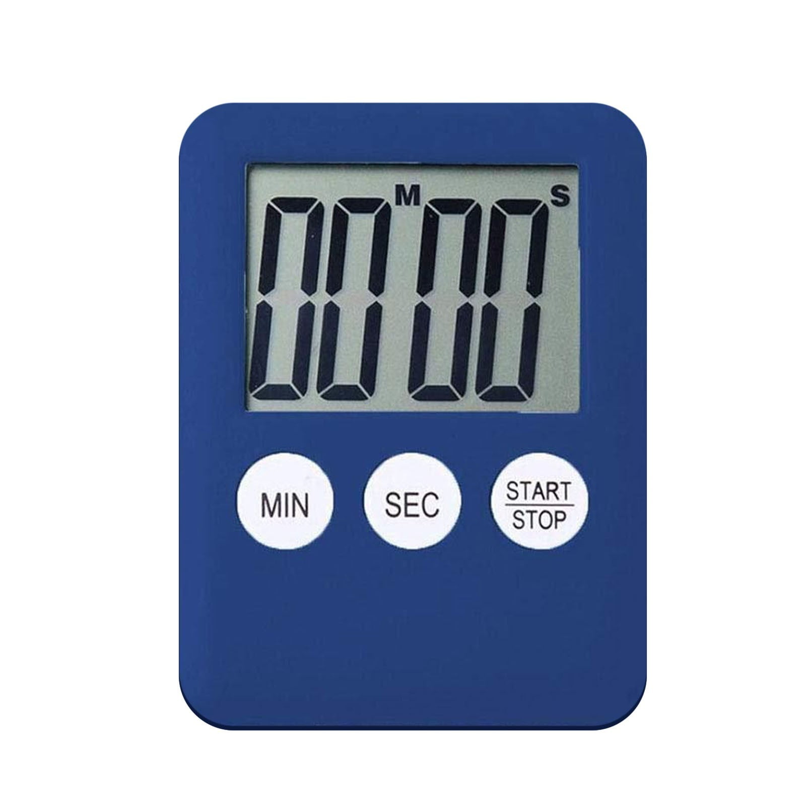 Kitchen Timer Digital Magnetic Countdown Alarm - LCD Display, 99 Min 59 ...