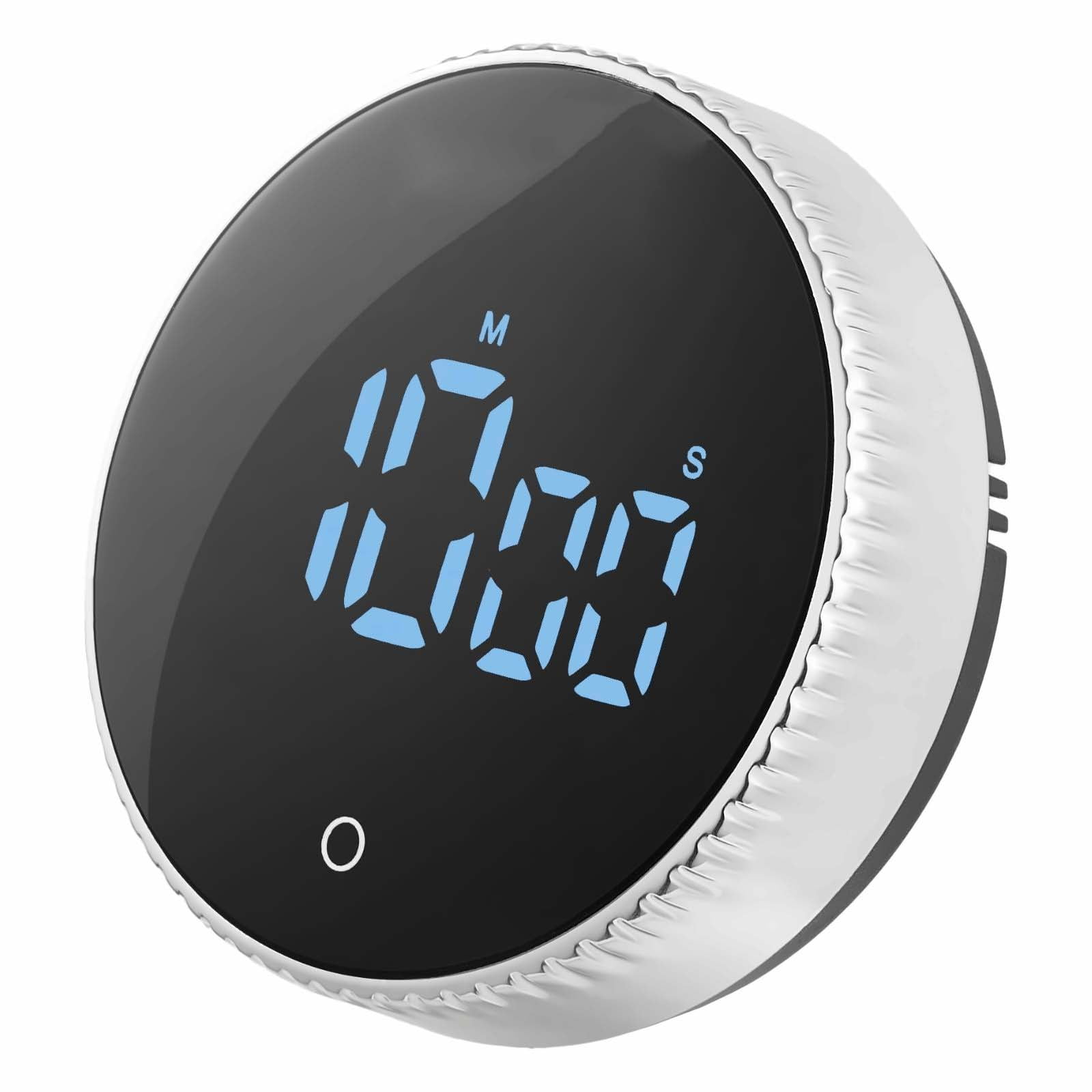 Kitchen Timer Digital, Magnetic Countdown Timer with Large LED Display ...