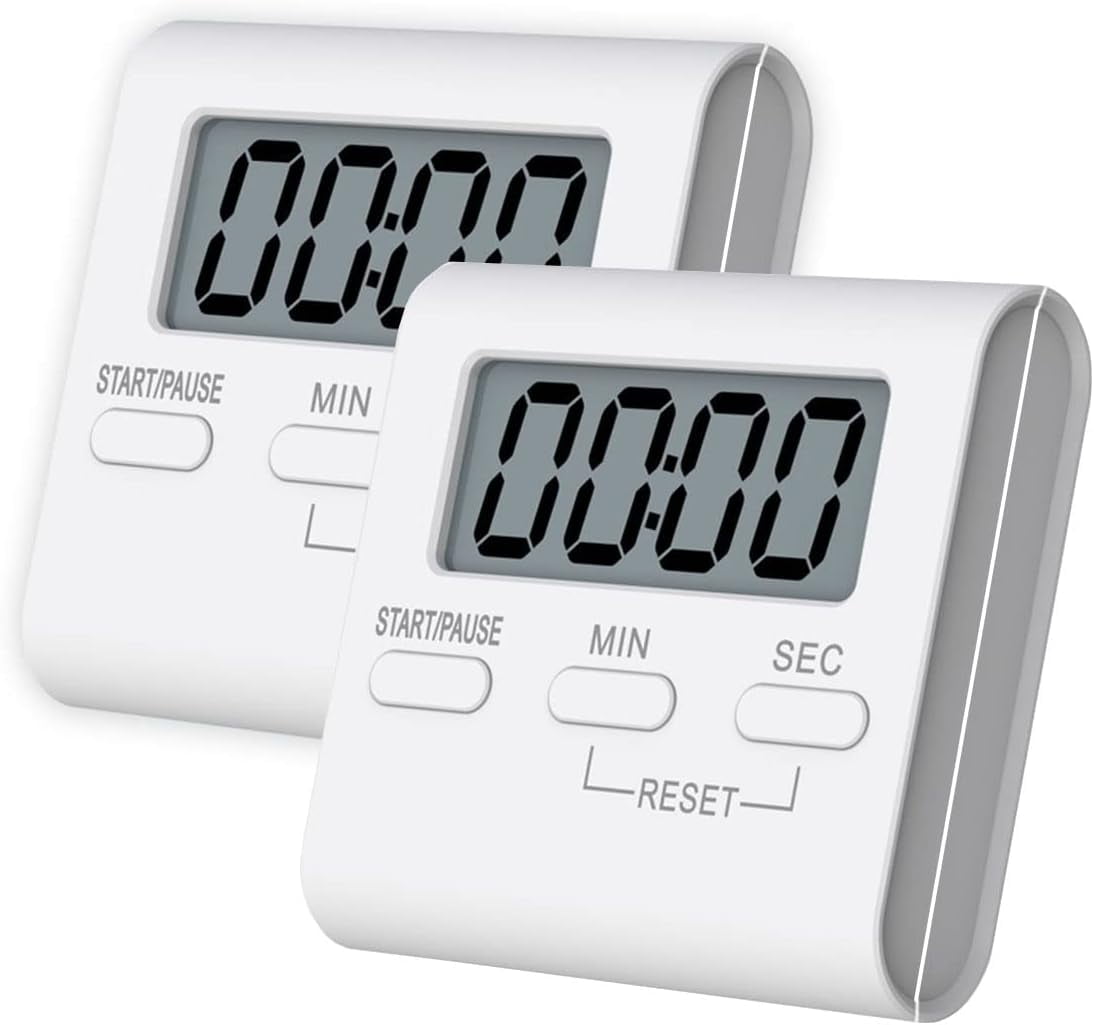 Kitchen Timer, Digital Kitchen Timer Magnetic Countdown Stopwatch Timer ...