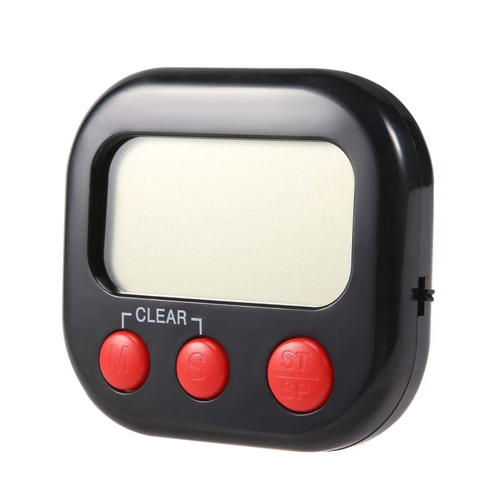 Kitchen Timer, Digital Visual Timer Magnetic Clock Stopwatch Countdown ...