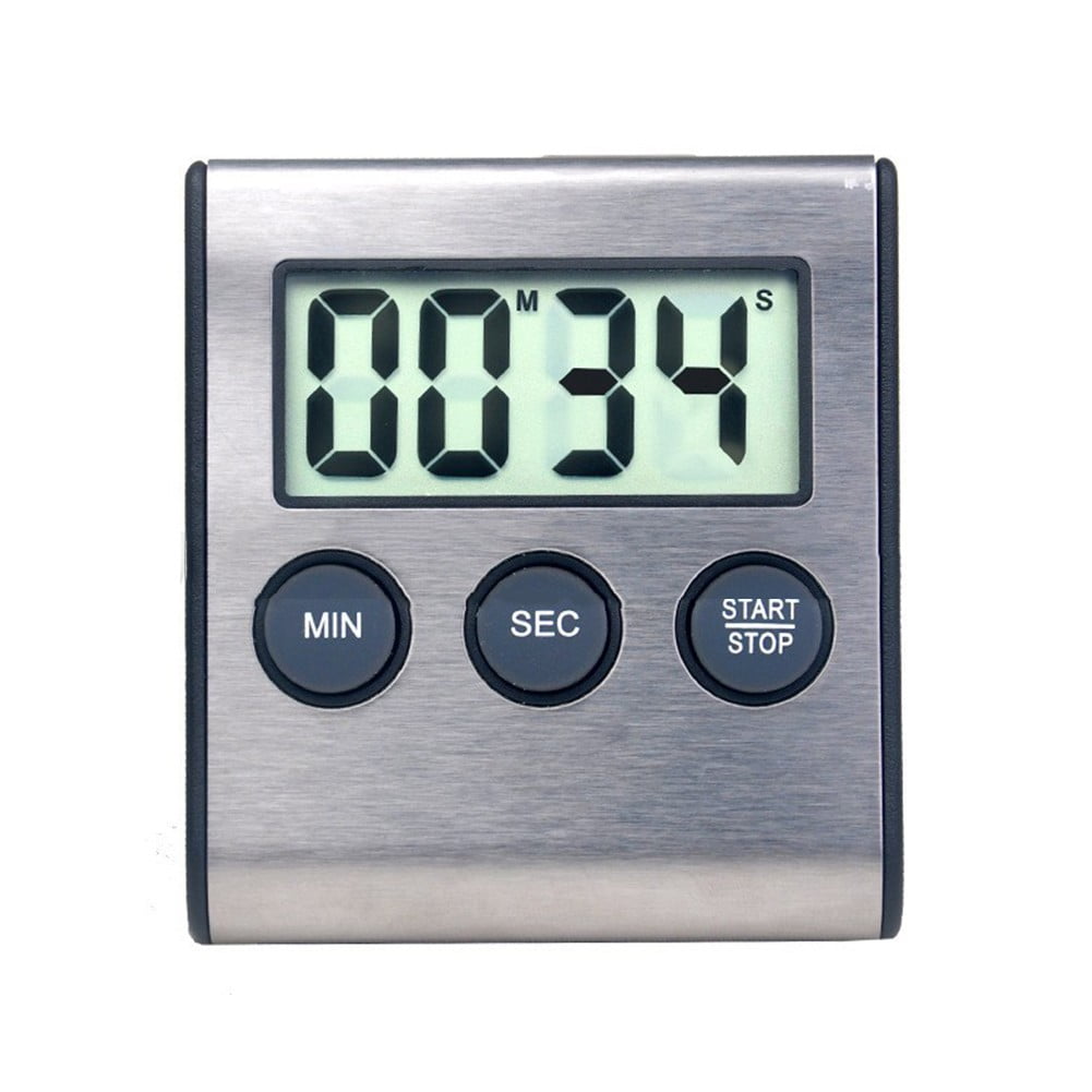 Kitchen Timer Lcd Display Timer Compact Size Hook For Hanging Large Lcd ...