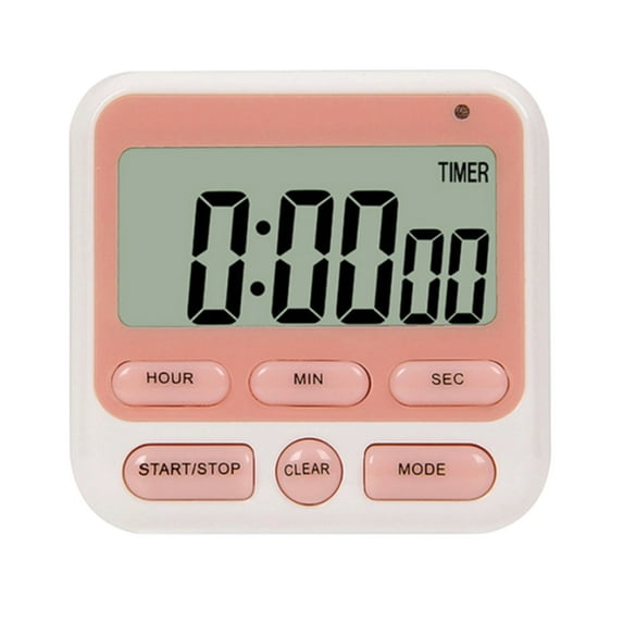 Kitchen Timer with Loud Alarm Clock, Large LCD Screen, Adjustable ...