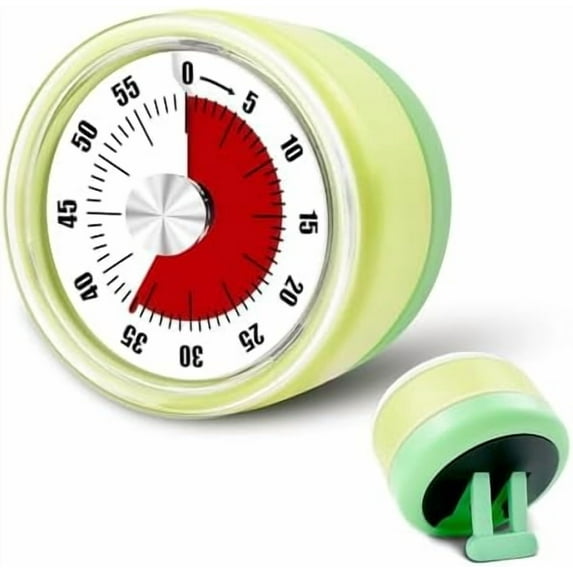 Kitchen Timers for Cooking, 0-60 Minute Manual Cooking Magnetic Timer ...