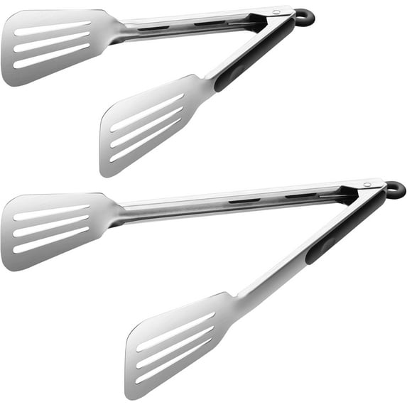 Kitchen Tongs for Cooking,Stainless Steel Spatula Locking Metal ...