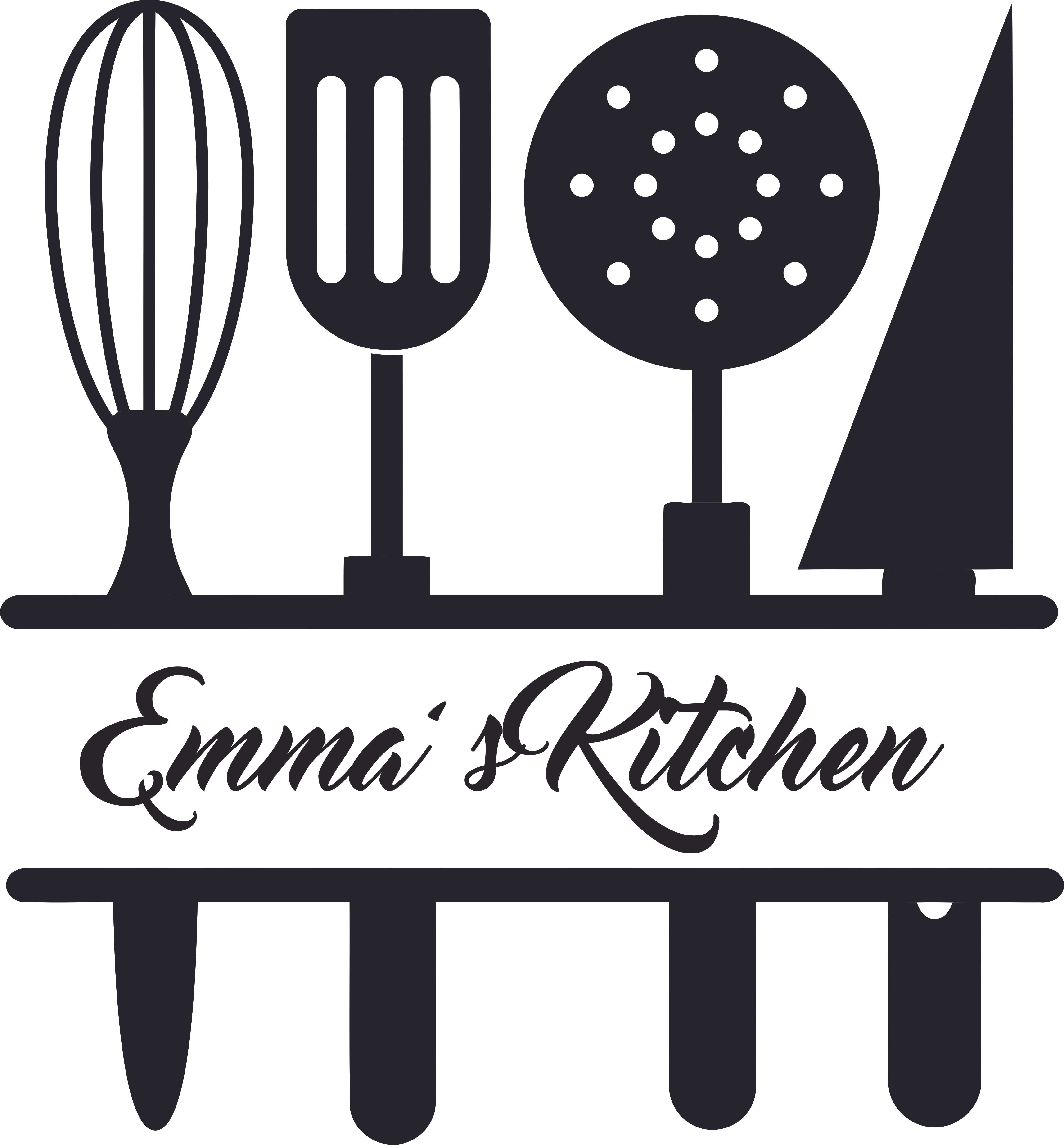 Kitchen Tools Cooking Food Chef Customized Wall Decal - Custom Vinyl ...
