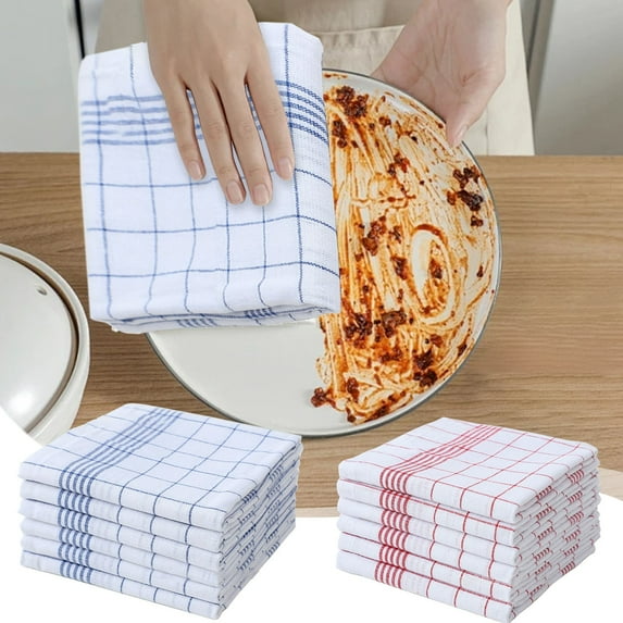 Kitchen Towel Set, Heavy Duty Hand Towel, Cotton Blend, Absorbent ...