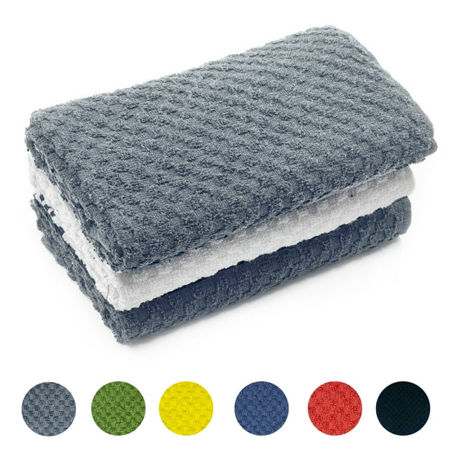 Dish Towels for Kitchen, 100% Cotton Absorbent Ultra Soft Tea Cloths ...