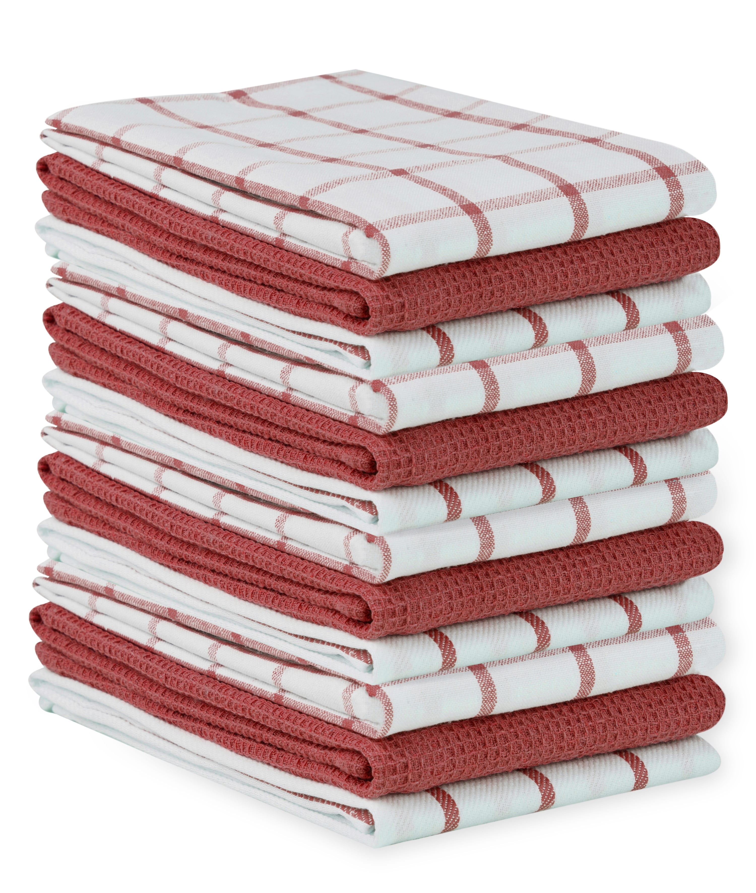 Casa Platino 12-Pack Kitchen Towels Set, Quick Drying & Absorbent ...
