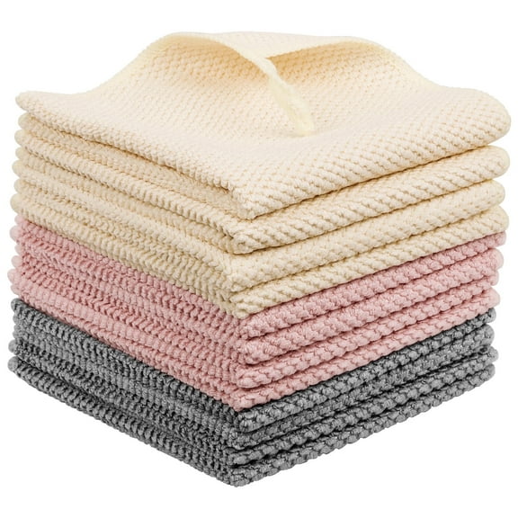 Microfiber Kitchen Towels | Reusable Dish Cloths for Cleaning ...
