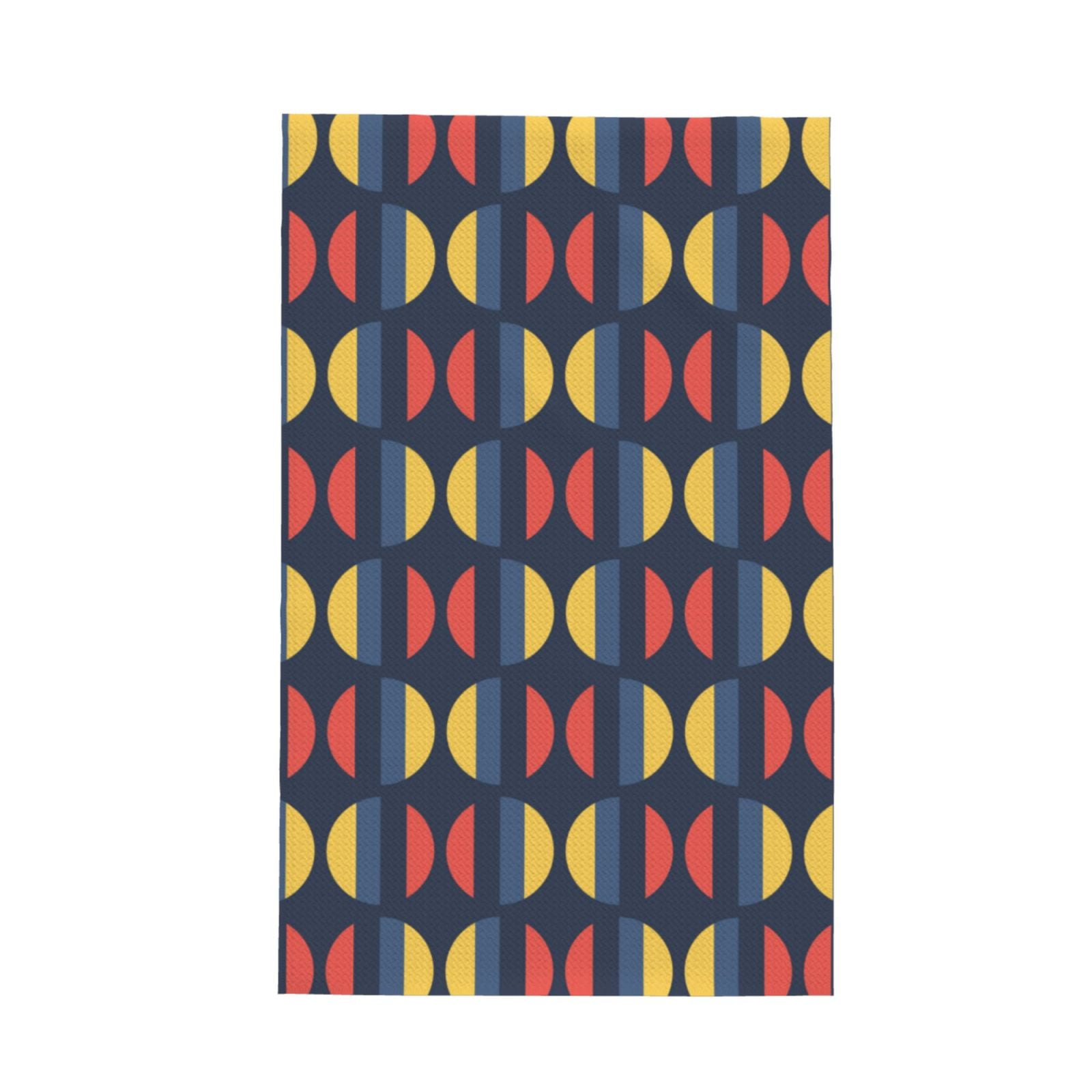 Kitchen Towels - colorful abstract geometric Quick Drying Absorbent ...