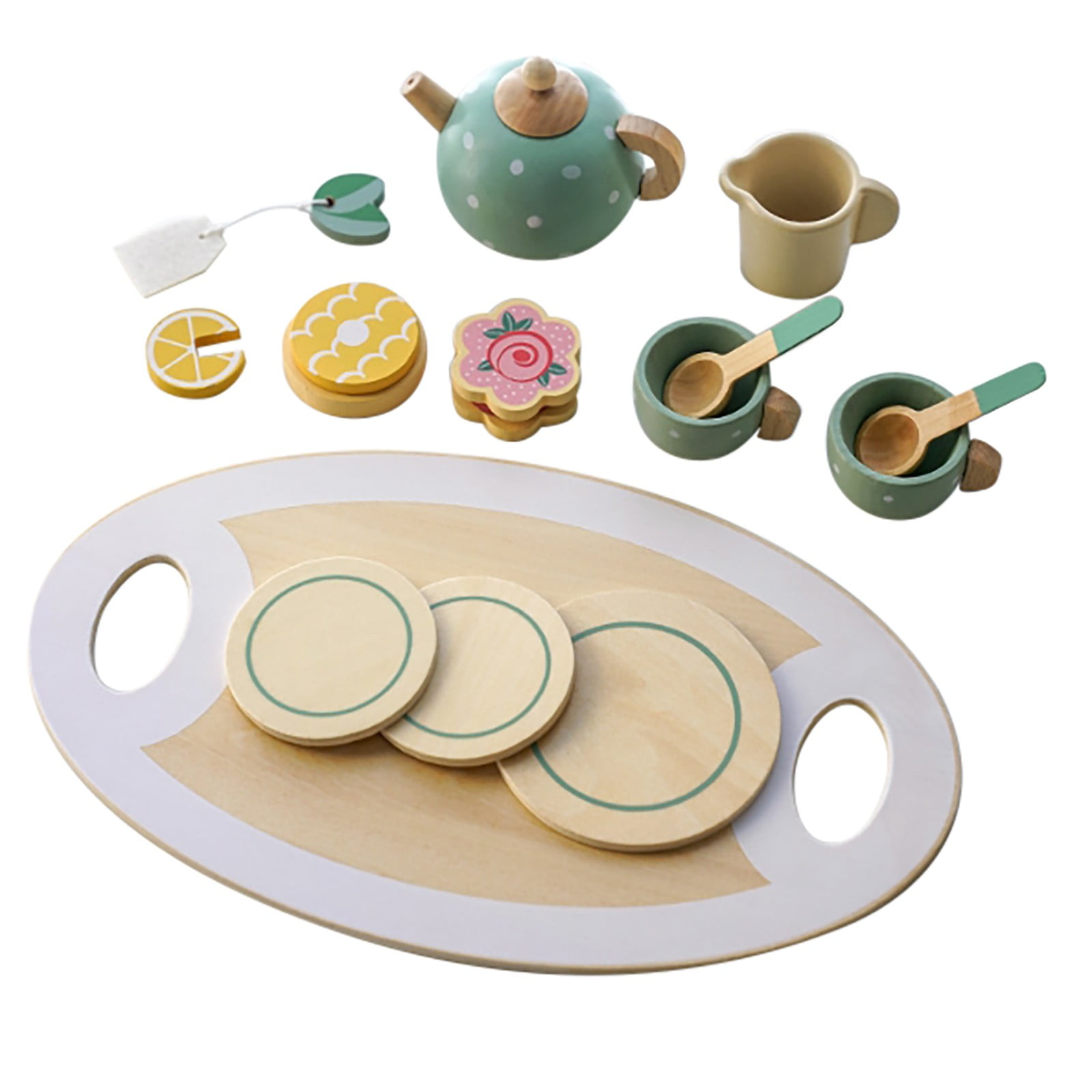 Kitchen Toy - Children's Wooden Kitchen Tea Set & Toy Kitchen ...
