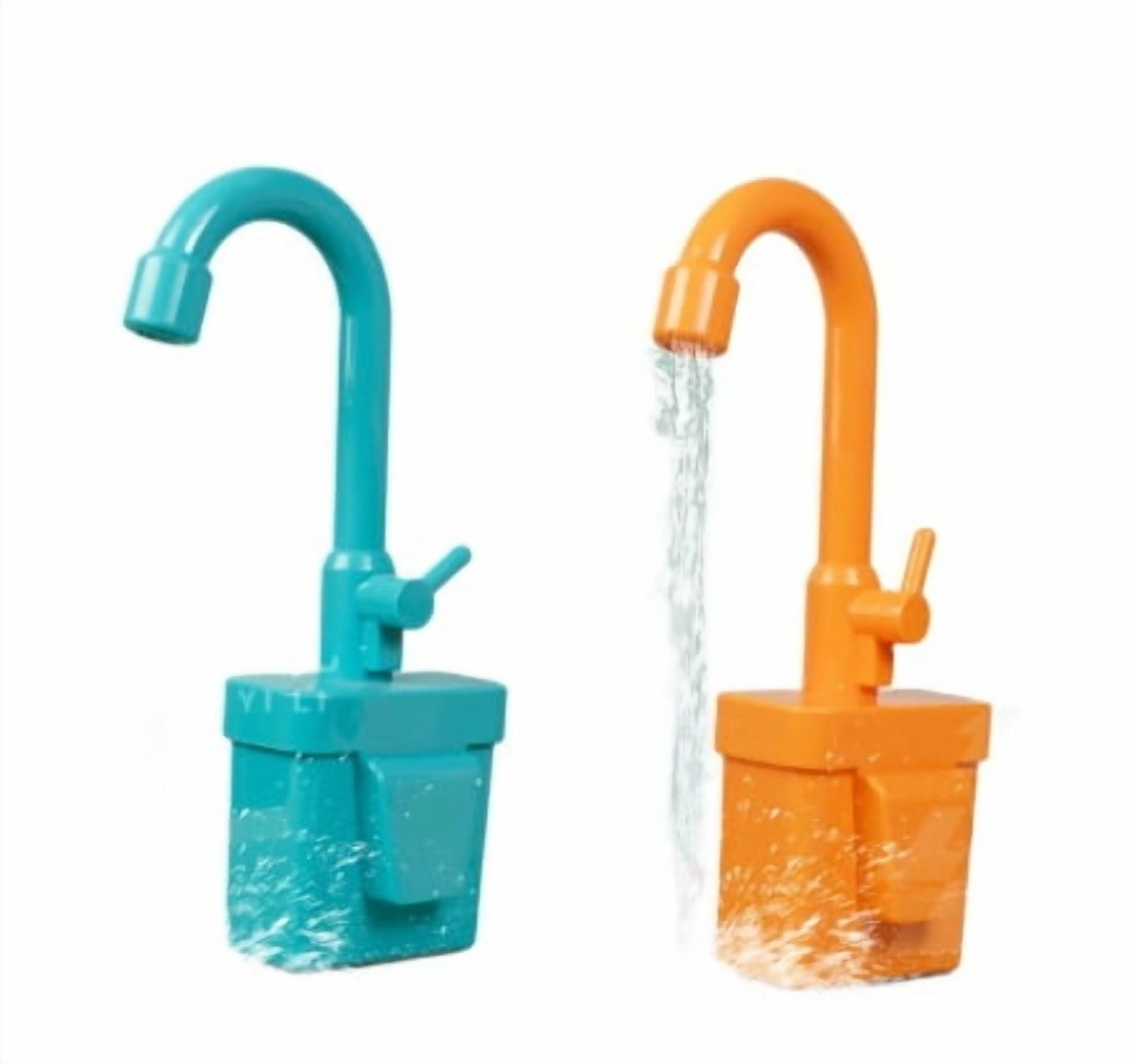 Kitchen Toy Set Realistic Water Faucet Play Accessory Enhances Motor ...