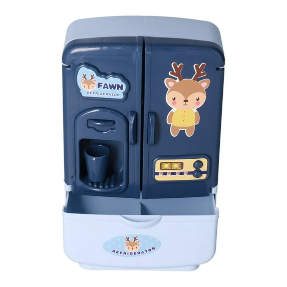 Kitchen Toys Fridge Refrigerator, Double Door Design Toy Refrigerator ...