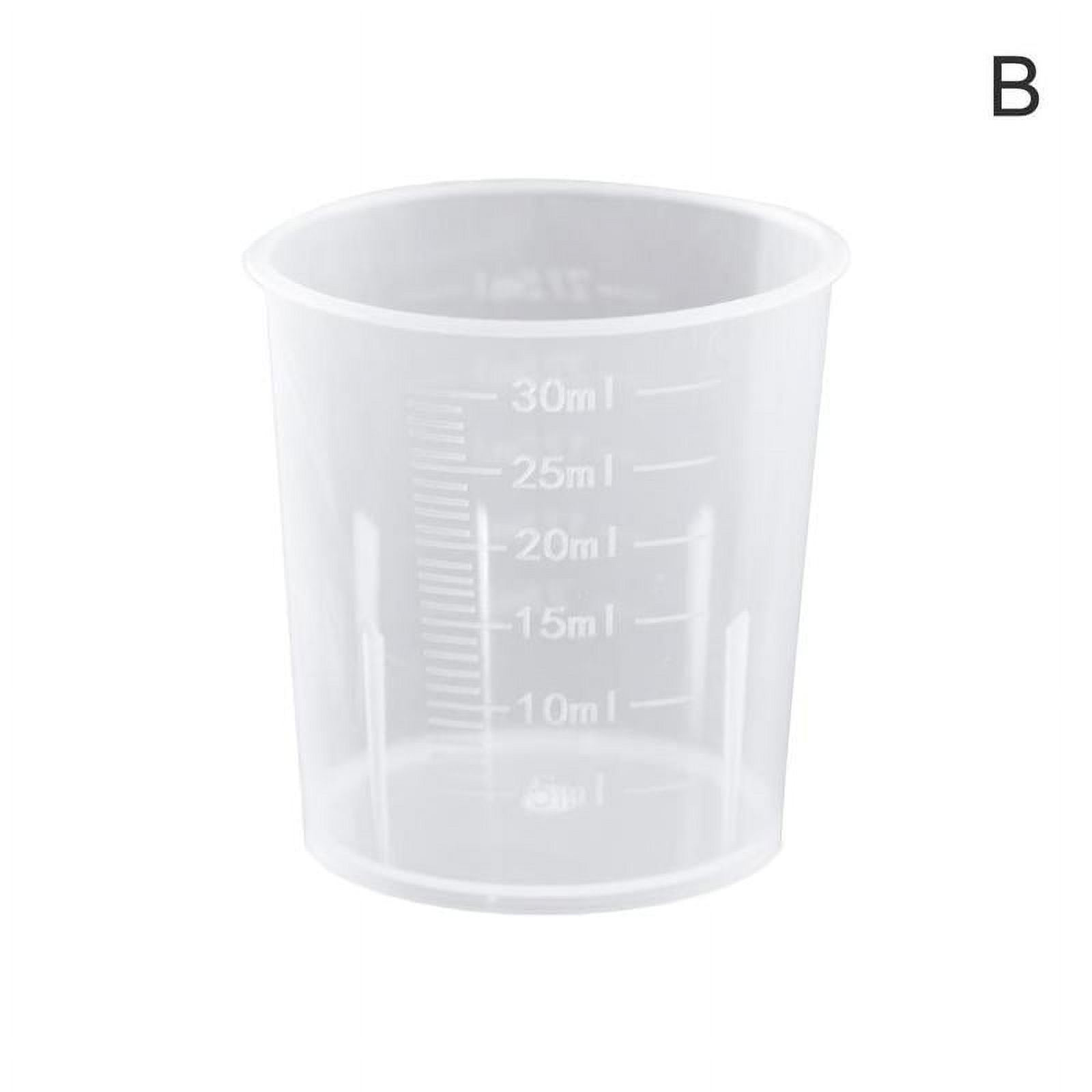 Kitchen Transparent Scale Cup Kitchen Measuring Cup Silicone Clear Glue ...