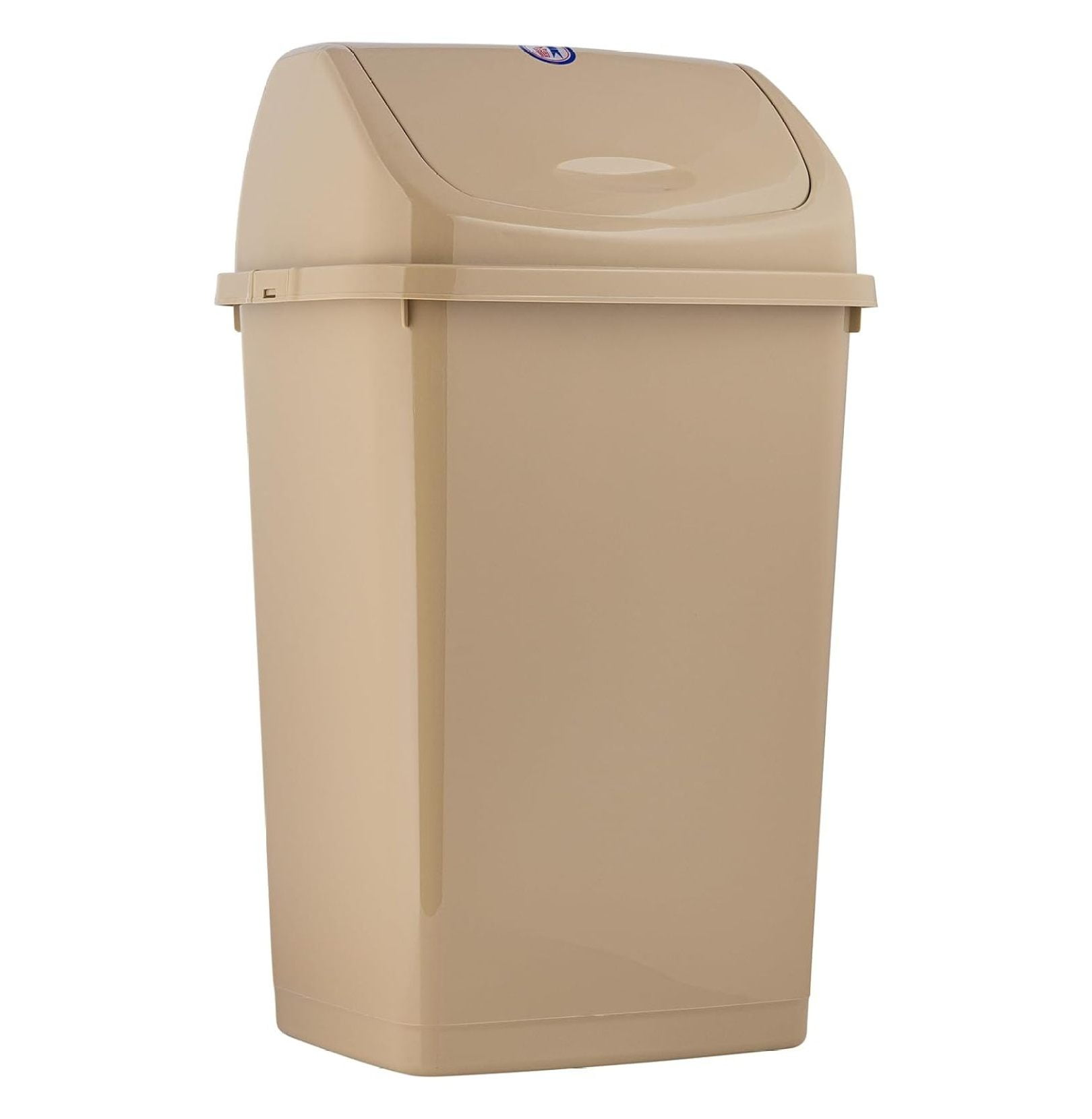 Kitchen Trash Can 13 Gallon with Lid, Plastic Tall Garbage Can Outdoor ...