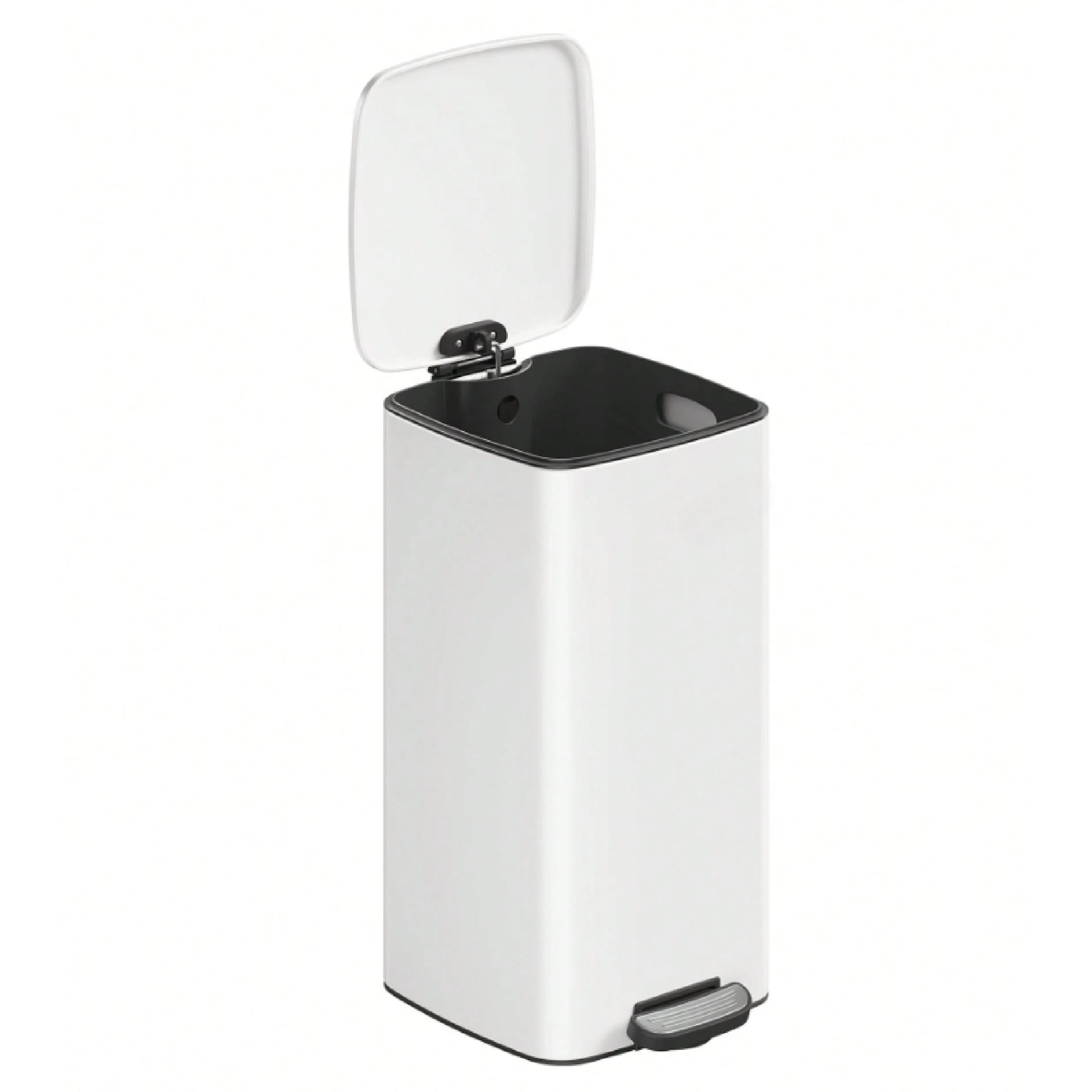 Kitchen Trash Can, 8-Gallon (30 L) Trash Bin, Stainless Steel Garbage ...