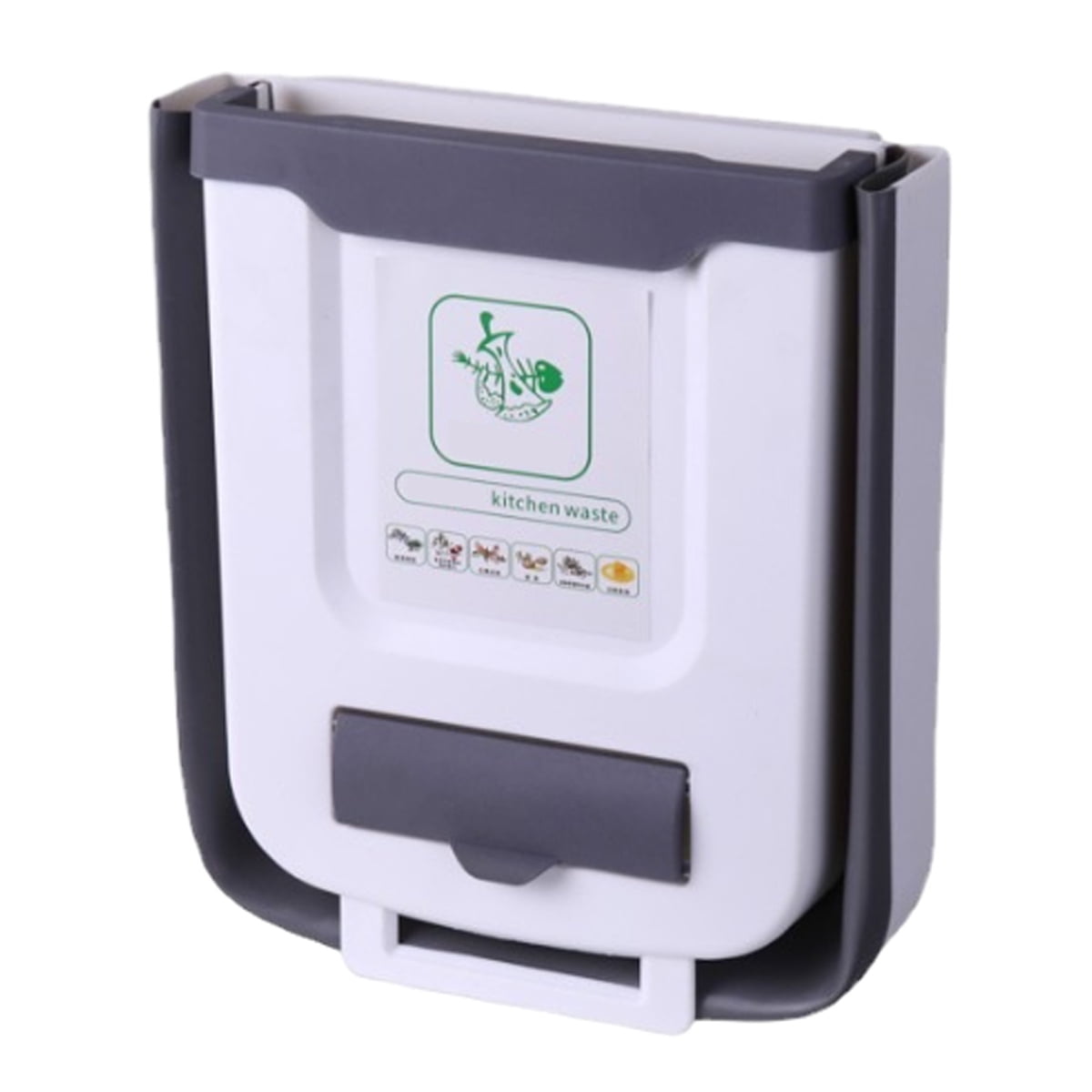 Kitchen Trash Can with Lid, Kitchen Compost Bin, Small Countertop ...