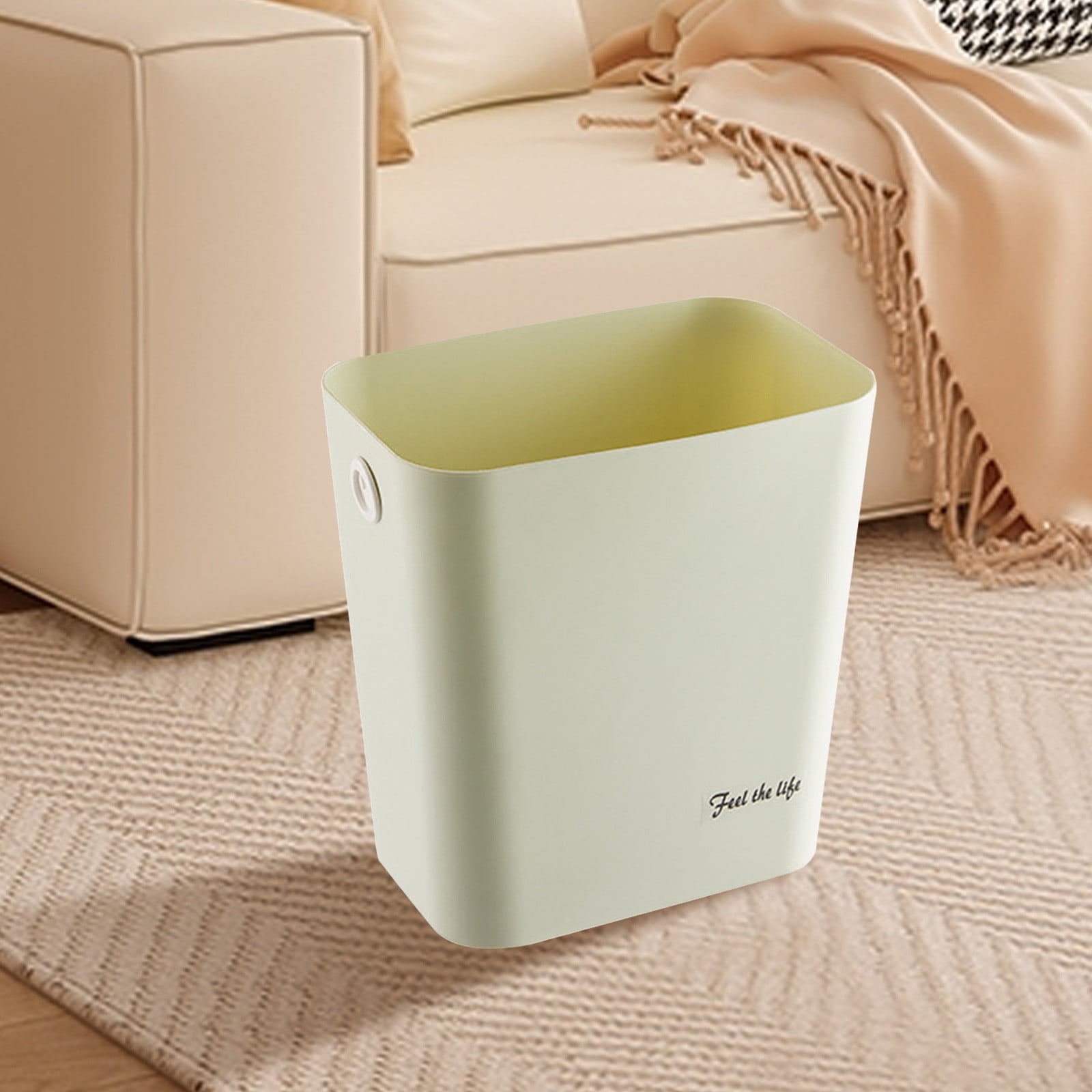 Kitchen Trash Can, Rectangular Open Top Waste Bin Suitable For Home ...