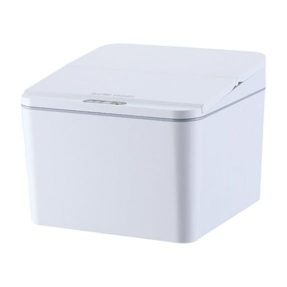 Kitchen Trash Can, Sensor-Activated Lid, Stainless Steel, Rectangle ...