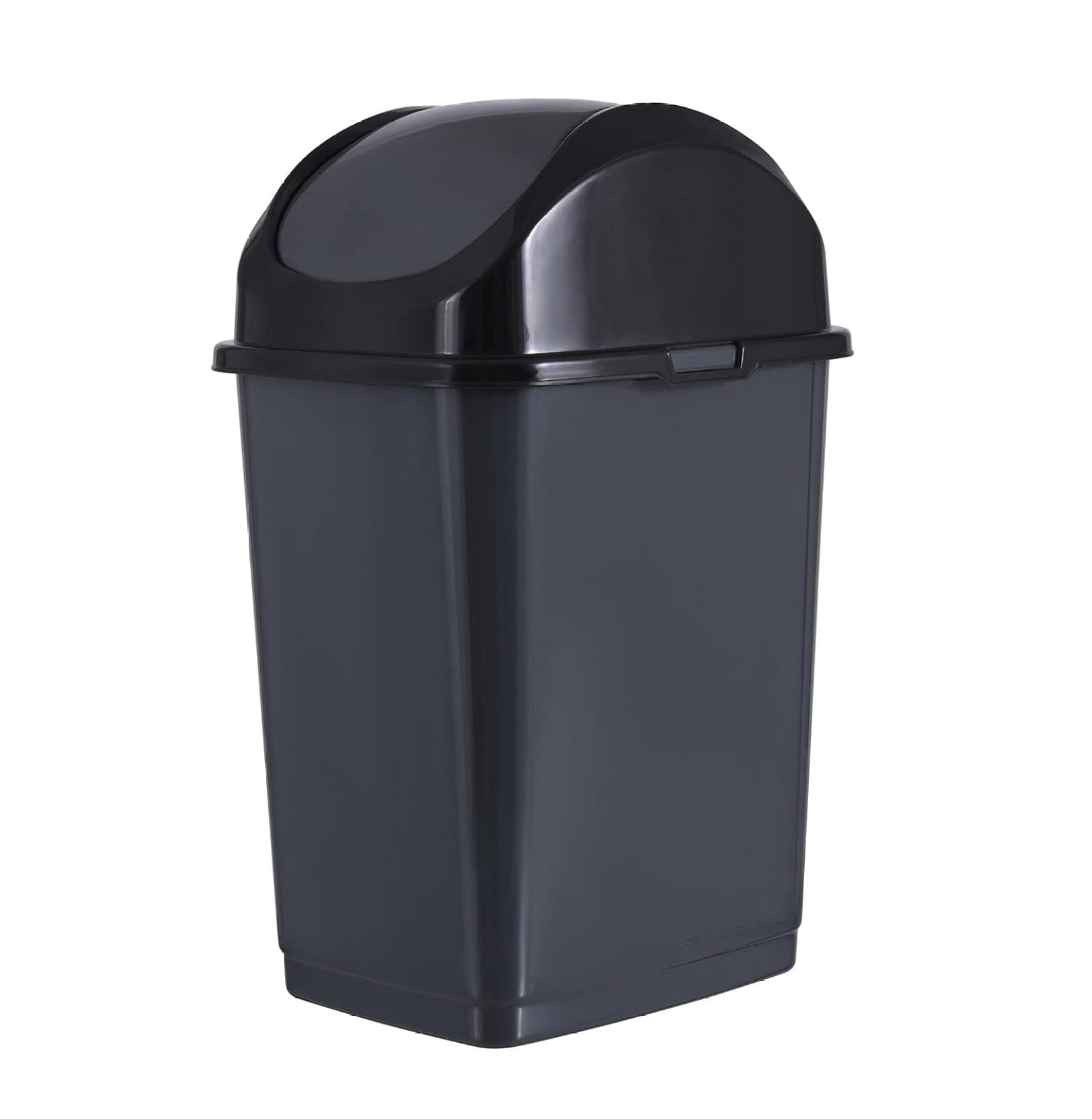 Kitchen Trash Can with Swing Top Lid 9 Gallon Slim Waste Bin 37 Qt ...